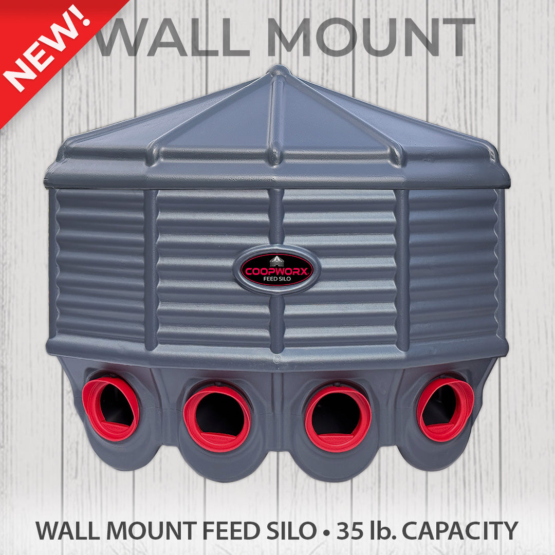 CoopWorx Wall Mount Feed Silo - Includes Shipping*